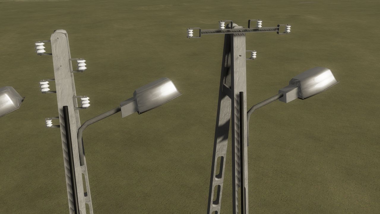 Pack poteaux électriques - Work-In-Progress FS22 - KingMods