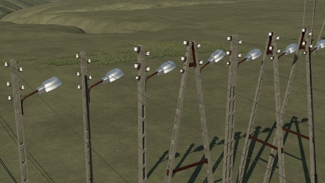 Power poles Pack - FS22 Work-In-Progress - KingMods