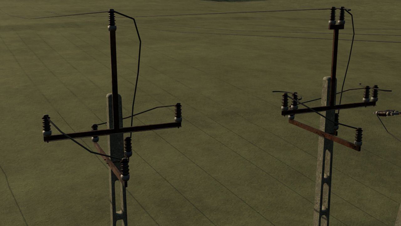Power poles Pack - FS22 Work-In-Progress - KingMods