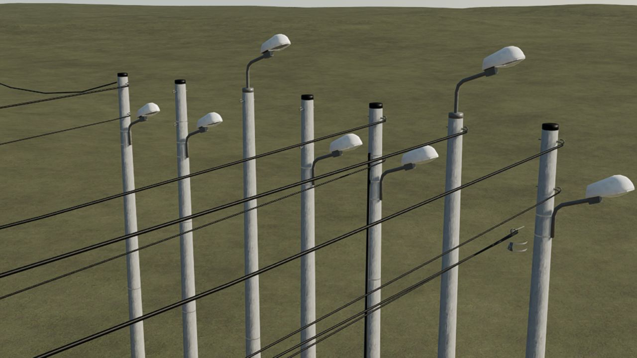 Power poles Pack - FS22 Work-In-Progress - KingMods