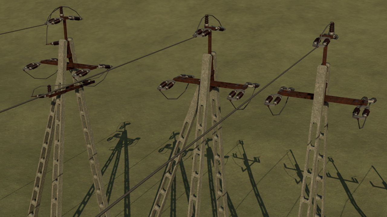 Power poles Pack - FS22 Work-In-Progress - KingMods
