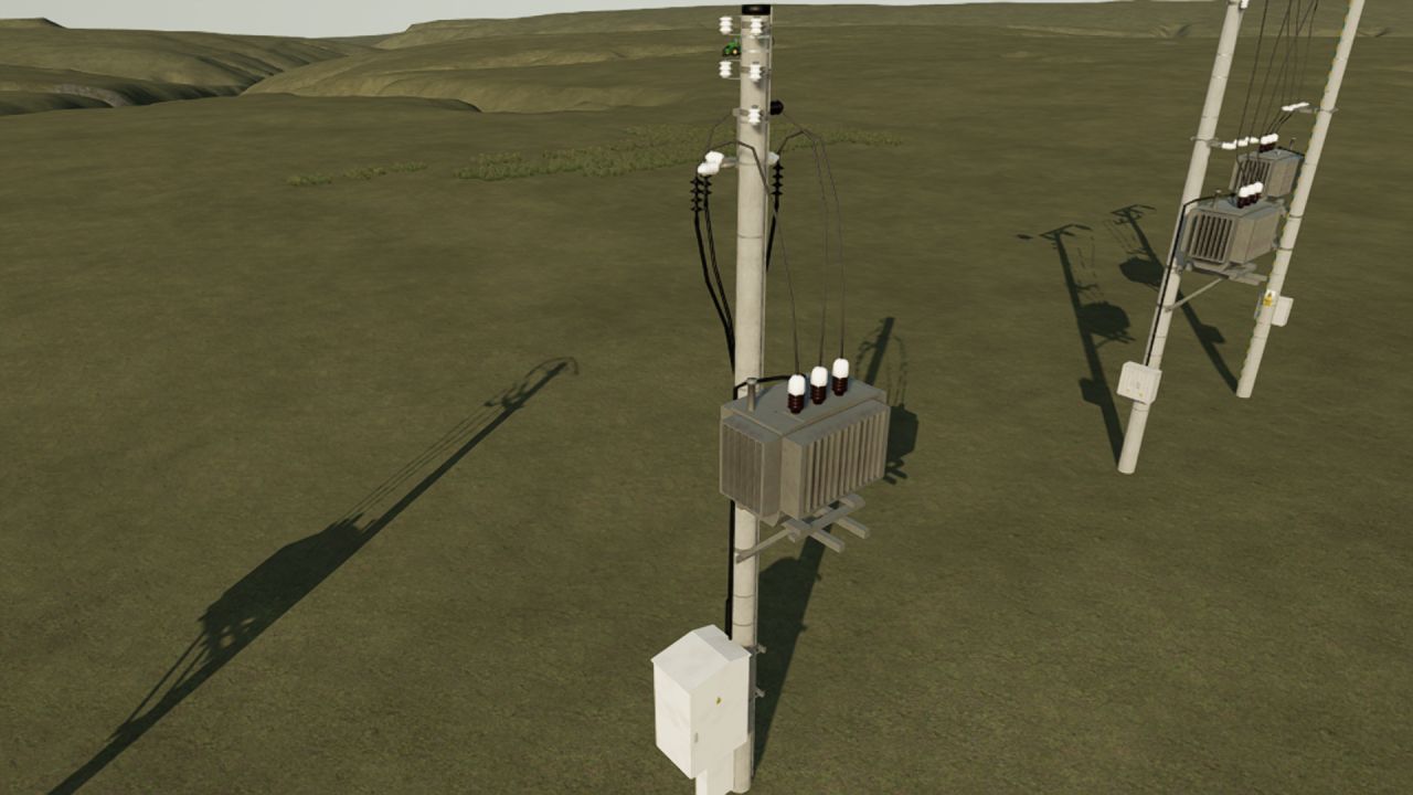 Power poles Pack - FS22 Work-In-Progress - KingMods