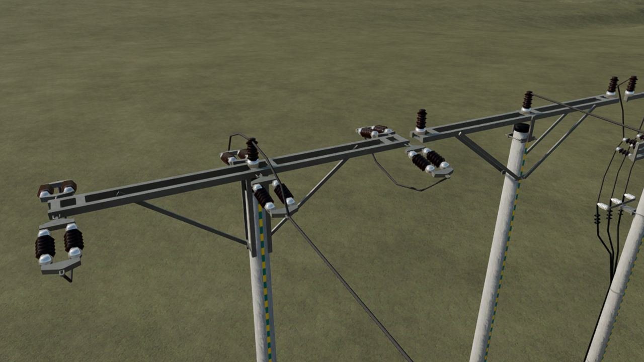 Power poles Pack - FS22 Work-In-Progress - KingMods