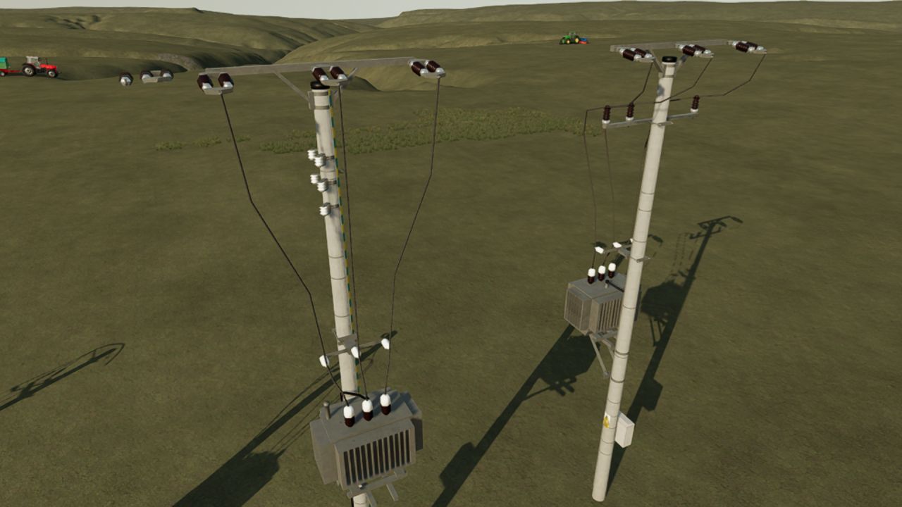 Power poles Pack - FS22 Work-In-Progress - KingMods