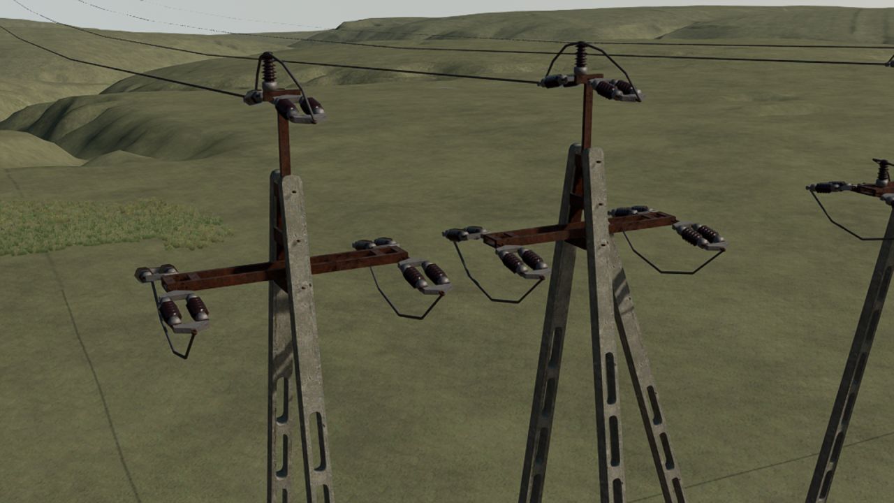 Power poles Pack - FS22 Work-In-Progress - KingMods