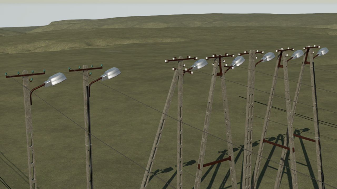 Power poles Pack - FS22 Work-In-Progress - KingMods