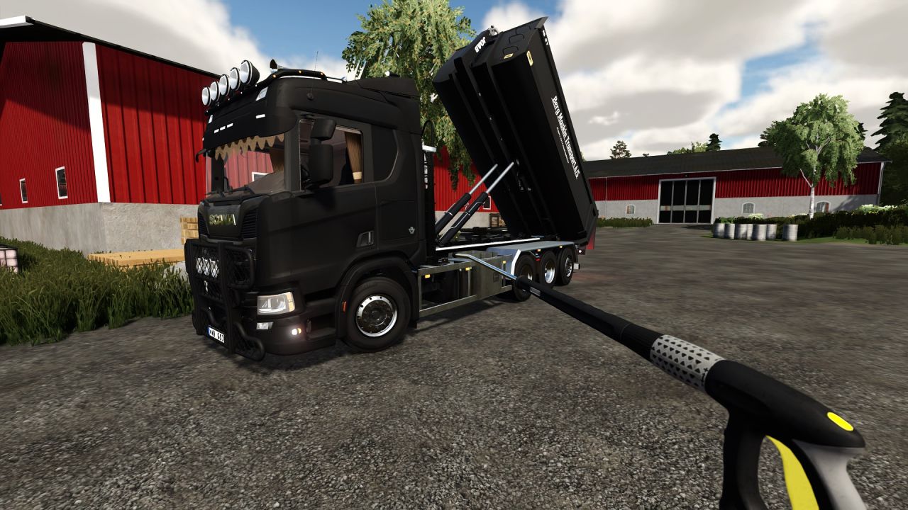 Scania R650 8x4 with Joab hooklift - FS22 Work-In-Progress - KingMods