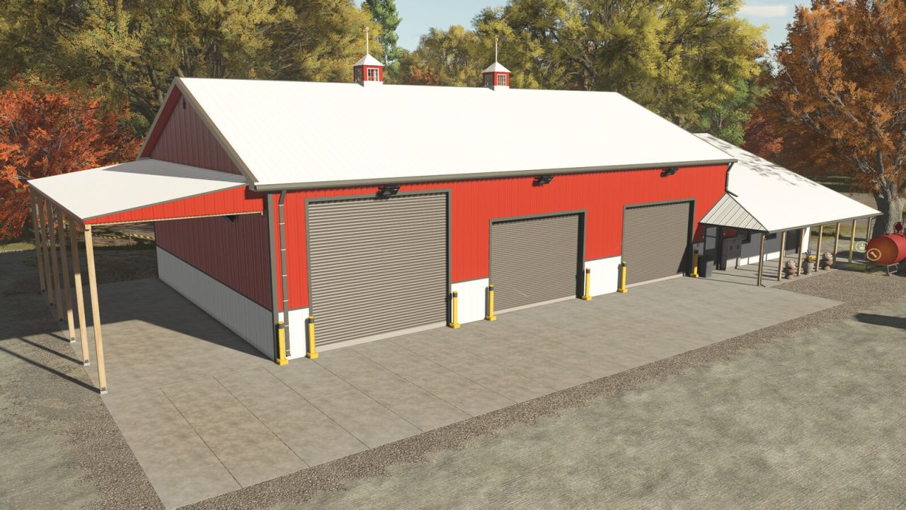Garagem de 3 estrelas FS25 - KingMods