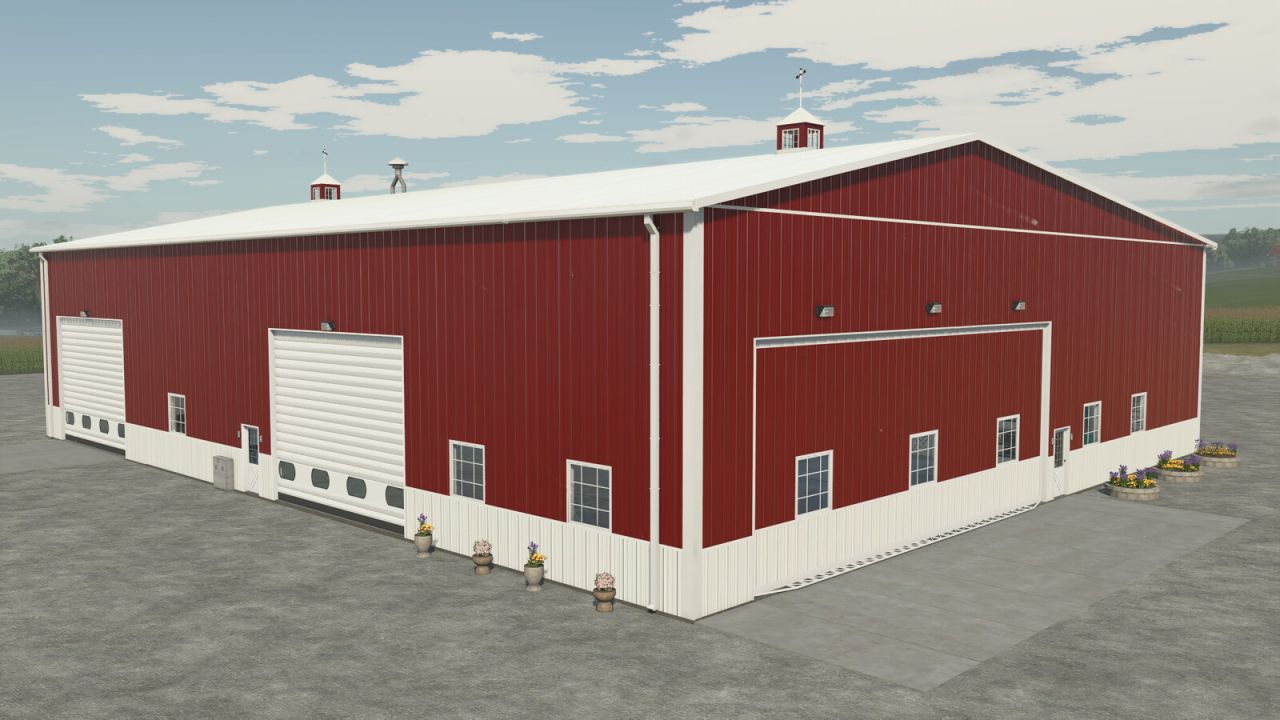 American Midwest Maintenance Shop FS25 - KingMods