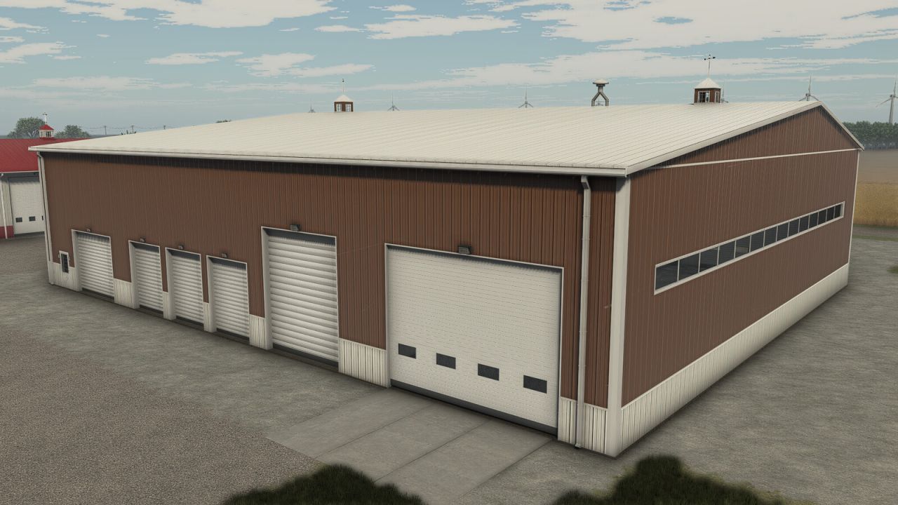 American Midwest Maintenance Shop FS25 - KingMods