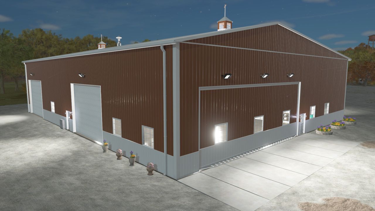 American Midwest Maintenance Shop FS25 - KingMods