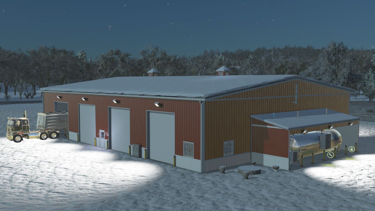 American Midwest Truck Shop FS25 - KingMods American Midwest Truck Shop FS25 - KingMods