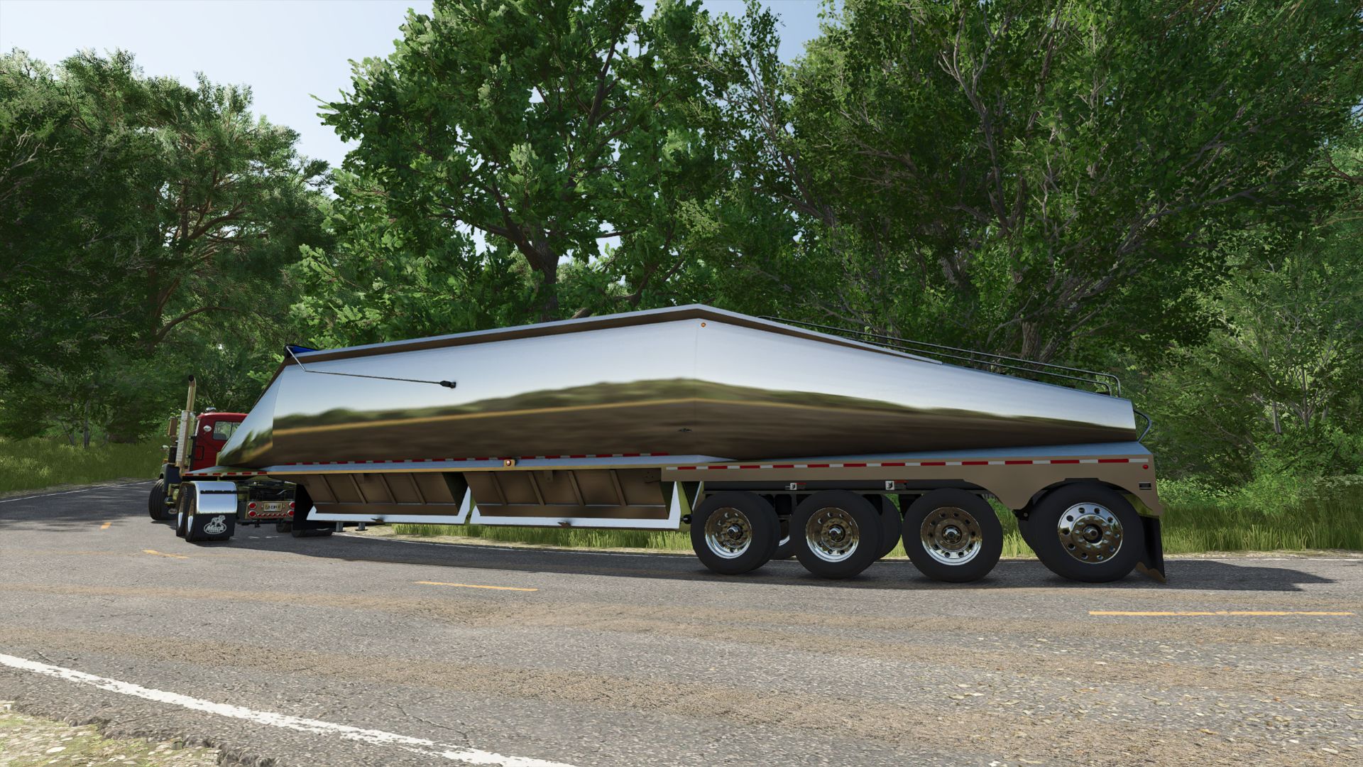 Beall Bullet Quad Axle Belly Dump LS25 - KingMods