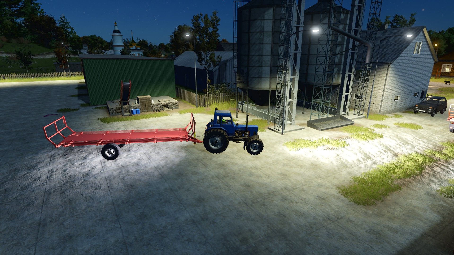 Homemade bale trailer FS25 - KingMods