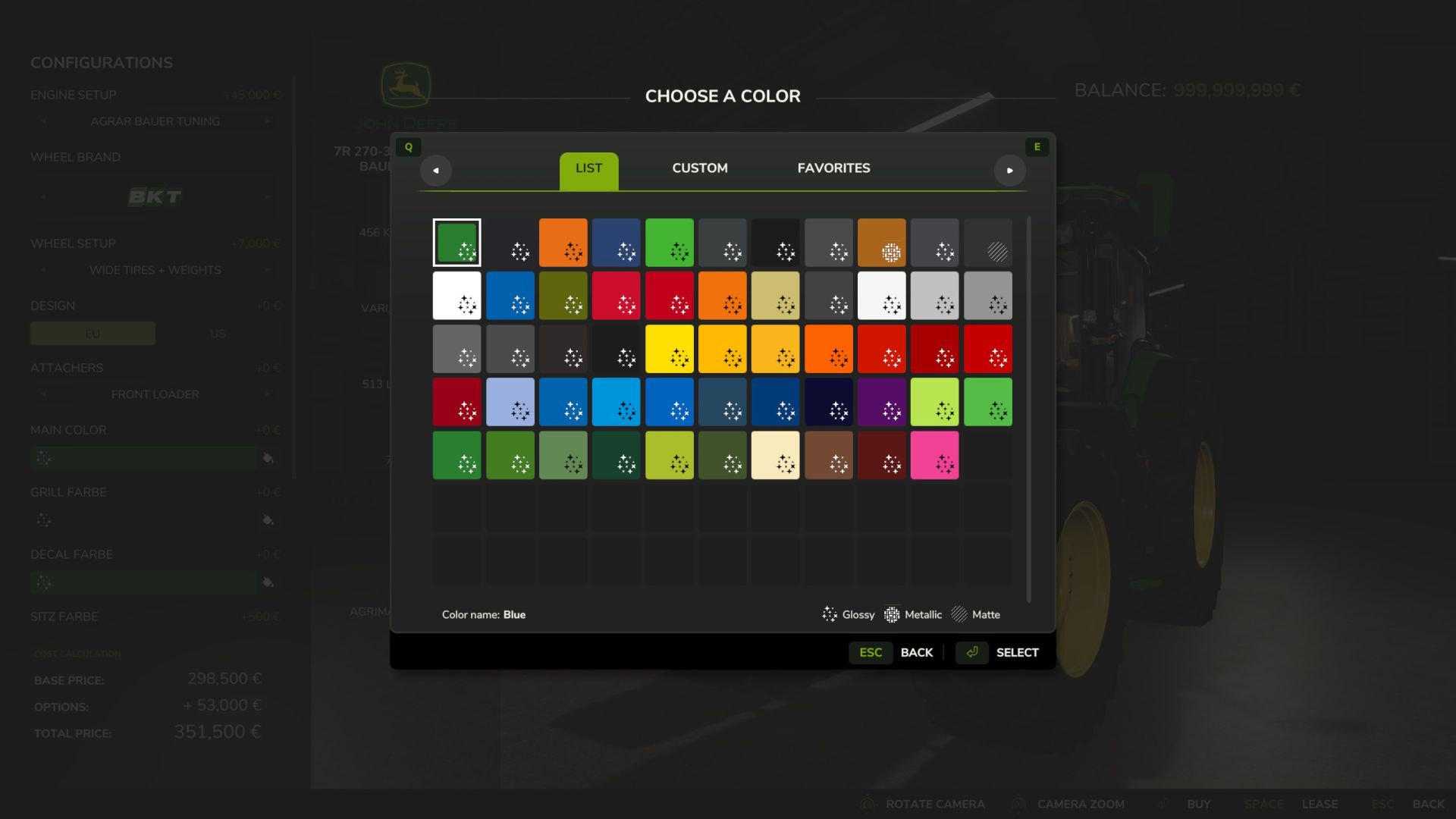 John Deere 7R with front loader FS25 - KingMods