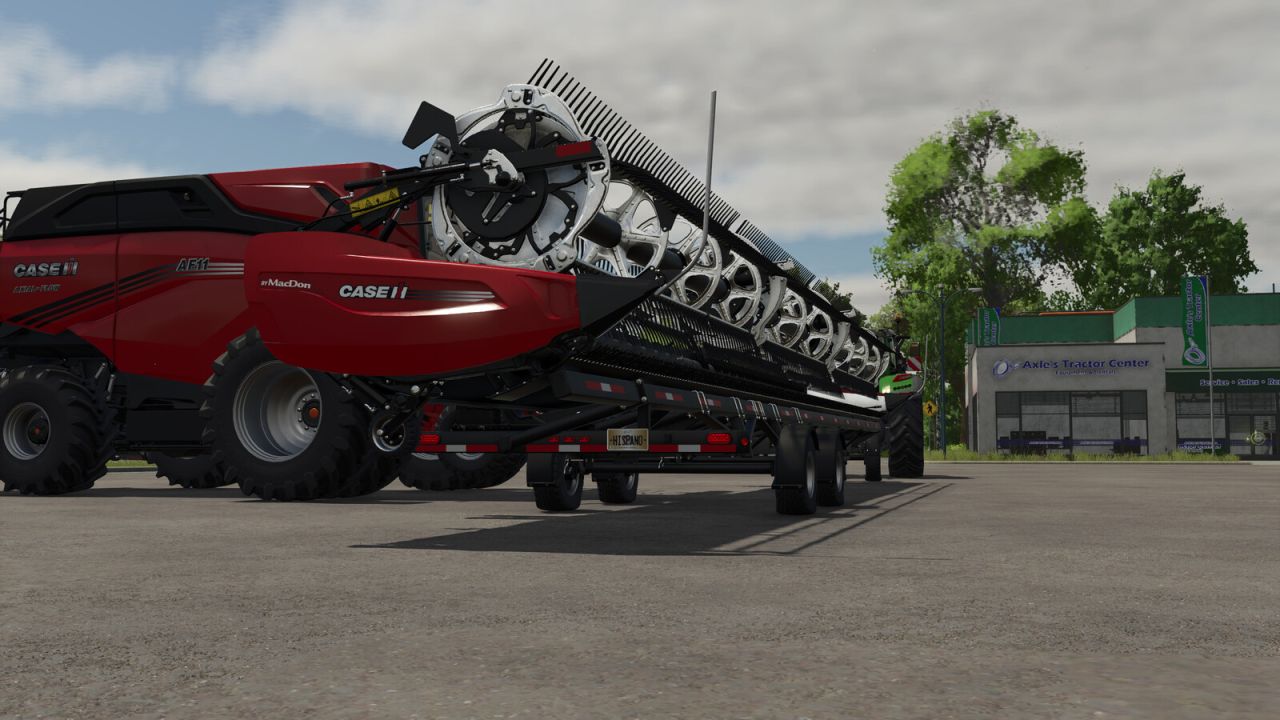 MacDon FD2 Pack + Demco Trailer Pack FS25 - KingMods