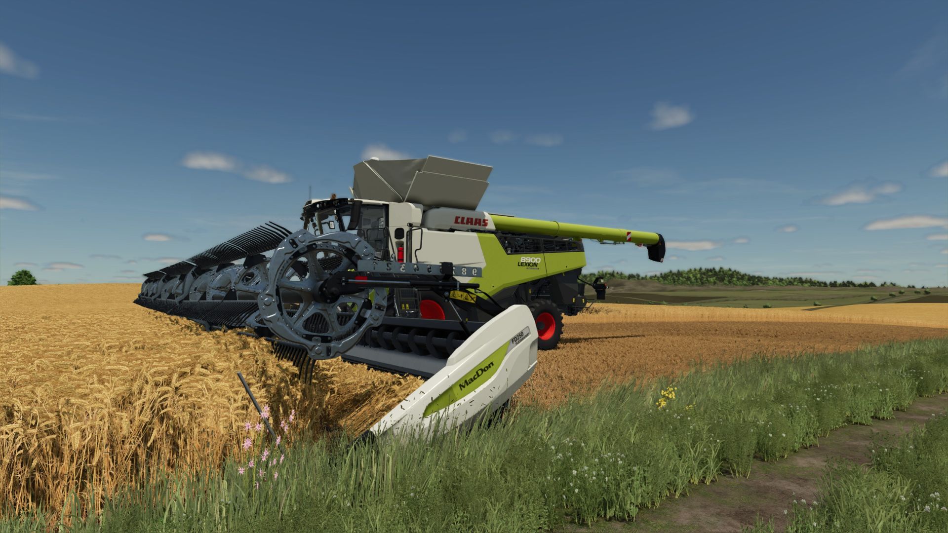 MacDon FD250 Claas Edition FS25 - KingMods
