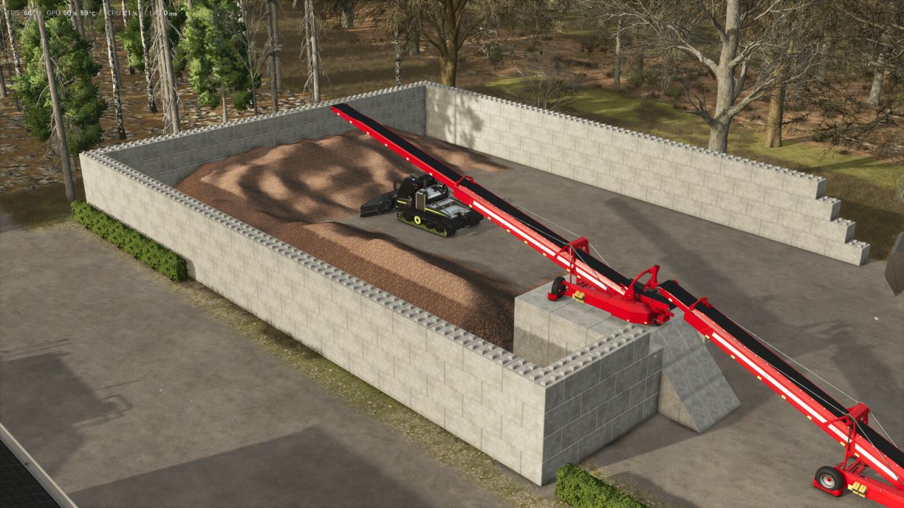 Materialbunker Building Kit FS25 - KingMods