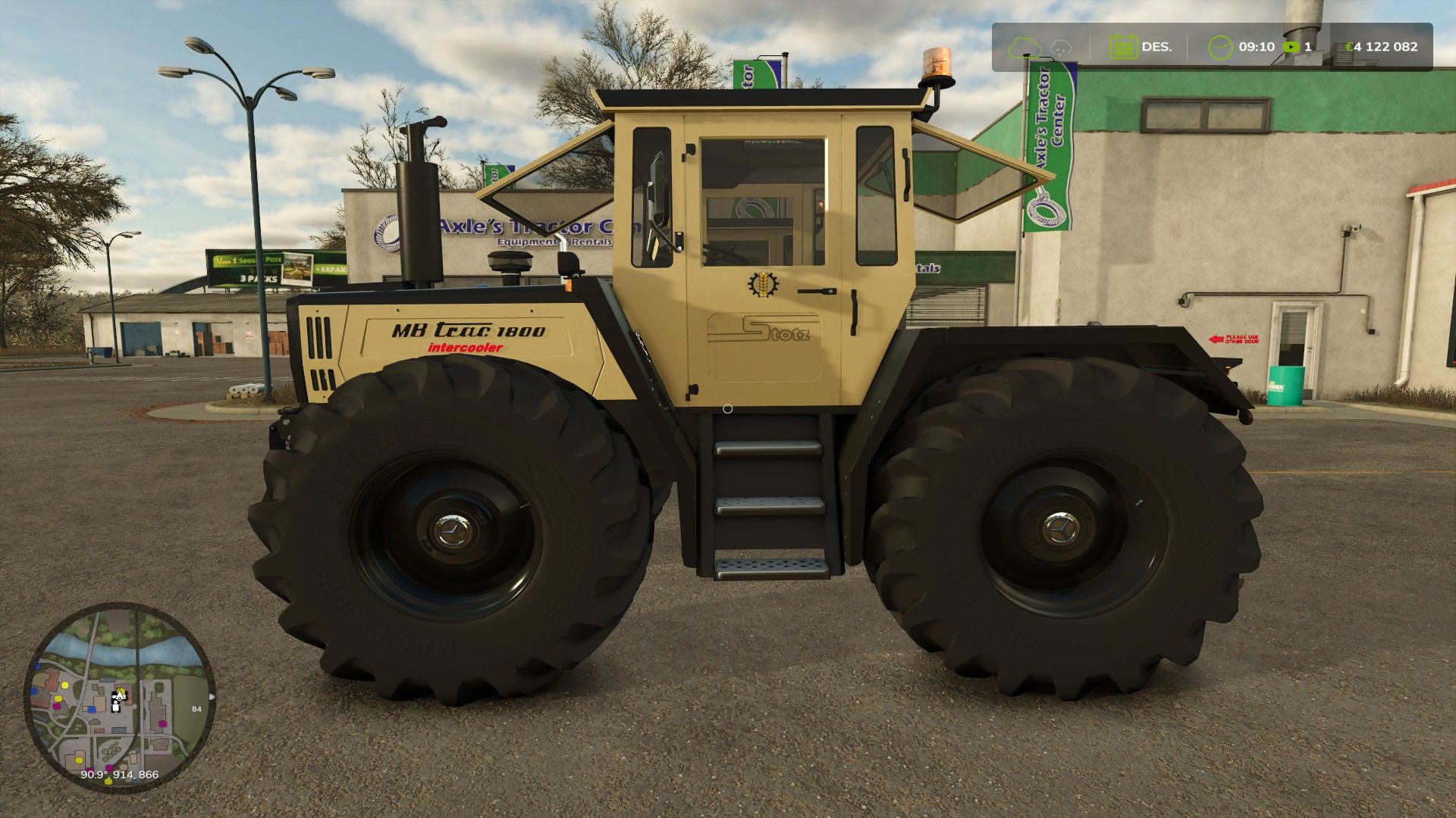 MB Trac 1800 Green Edition FS25 - KingMods
