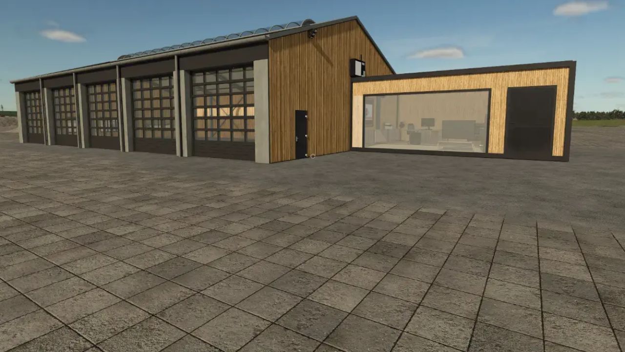 Modern Shed FS25 - KingMods
