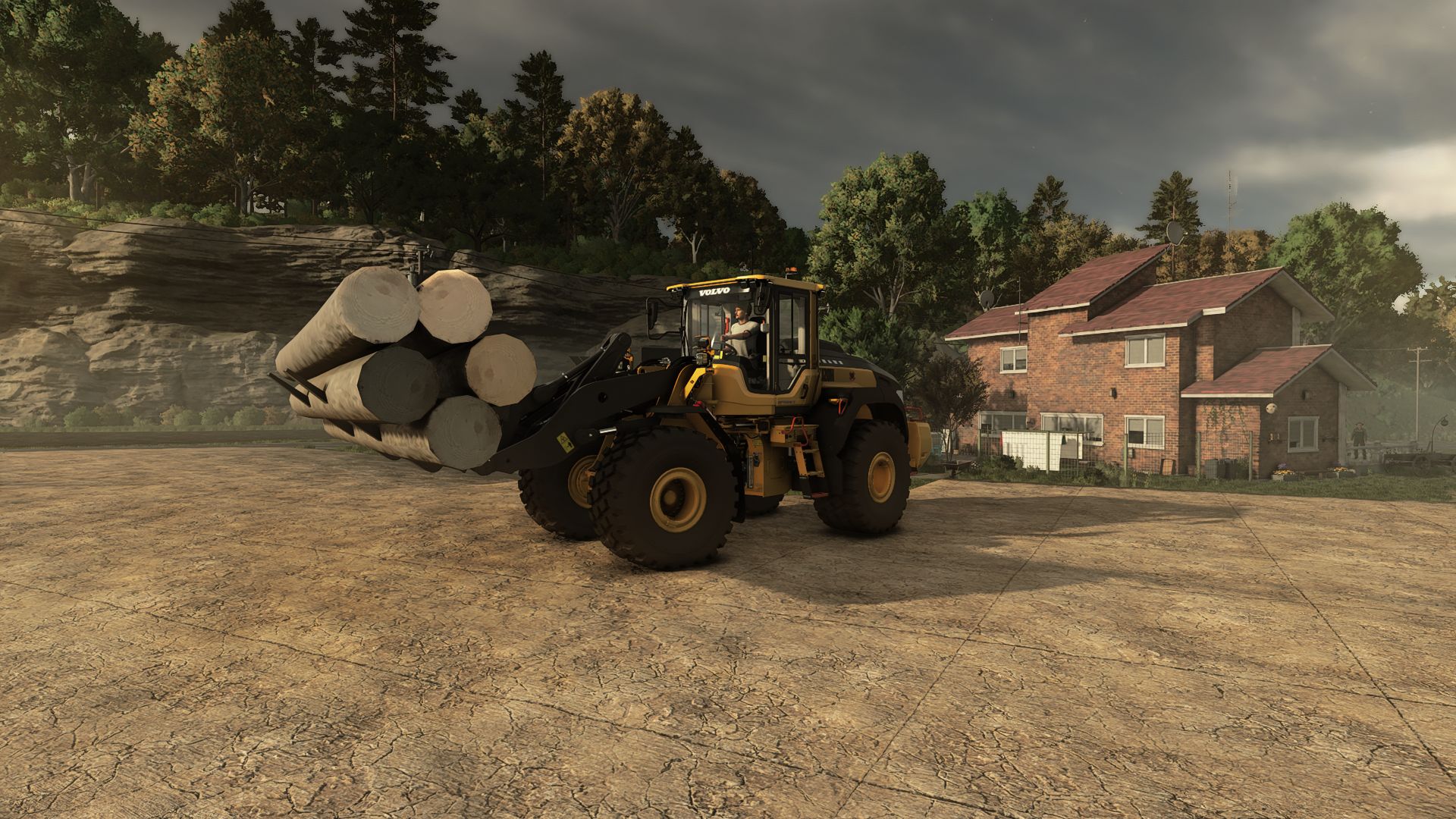 Horquilla para paletas con correa tensora FS25 - KingMods