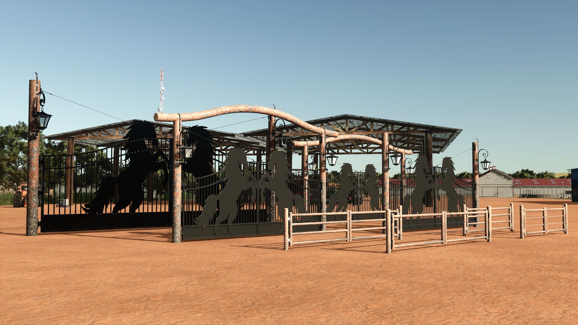 Rancho Fences -pakket FS25 - KingMods