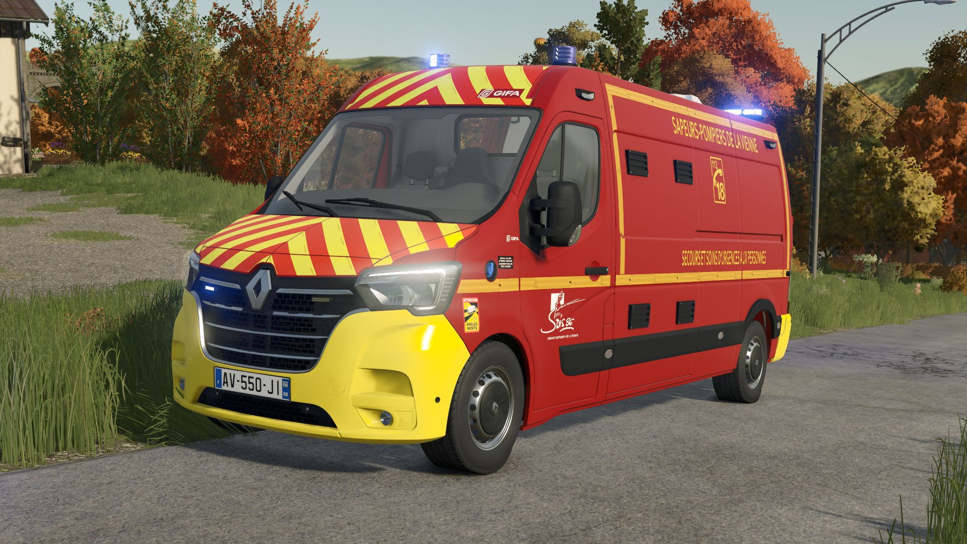 Renault Master Pompiers FS25 KingMods