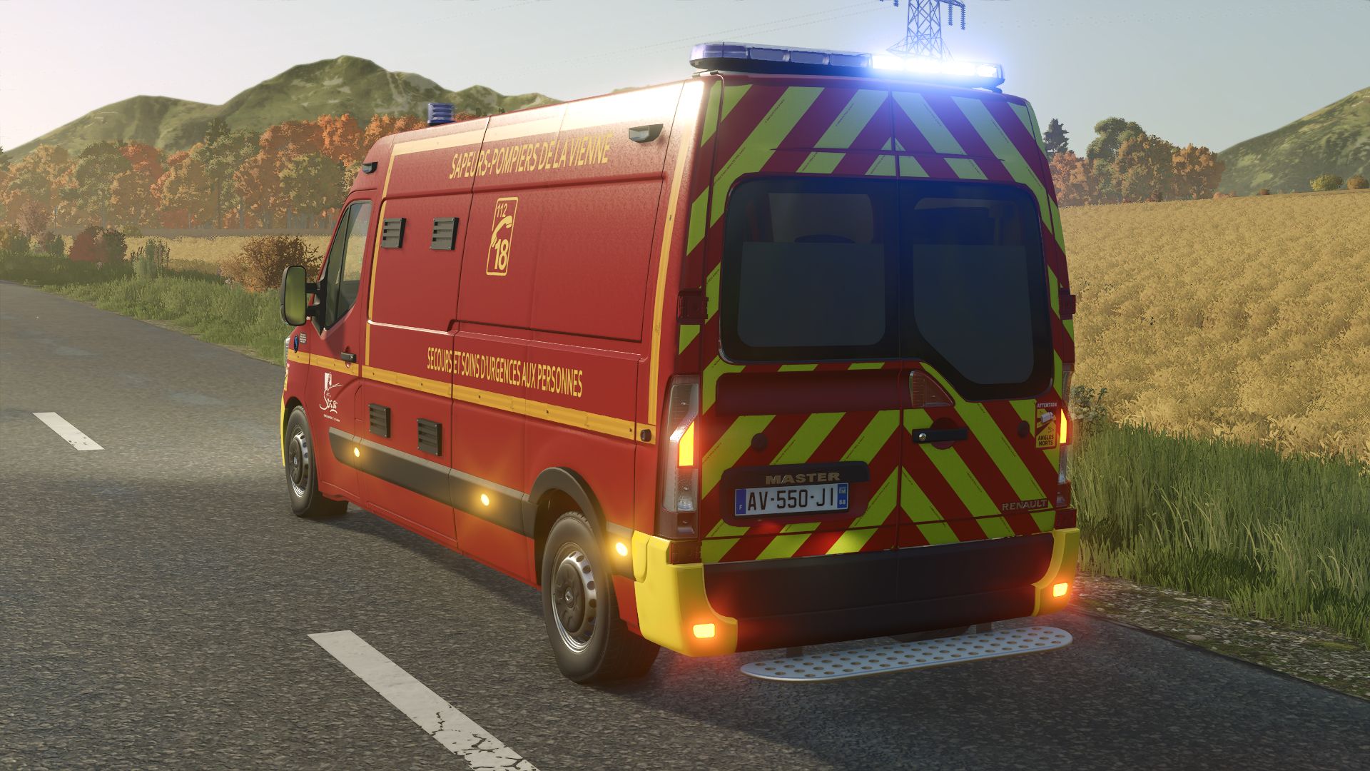 Renault Master Pompiers FS25 KingMods