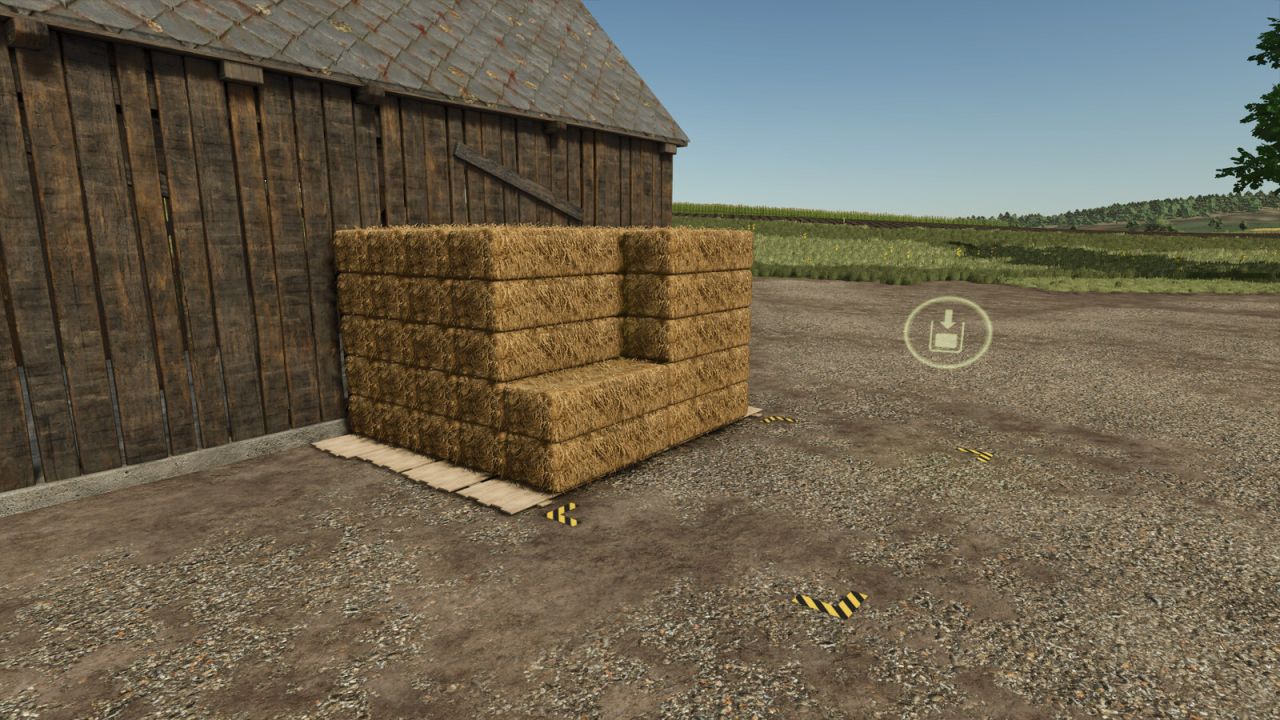 Small HD Bale Storage FS25 - KingMods