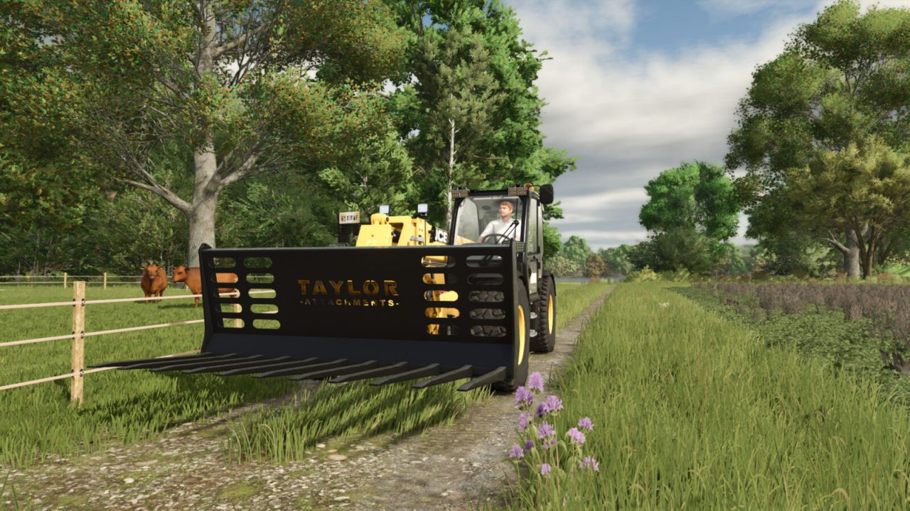 Taylor Attachments Manure Fork Pack FS25 - KingMods