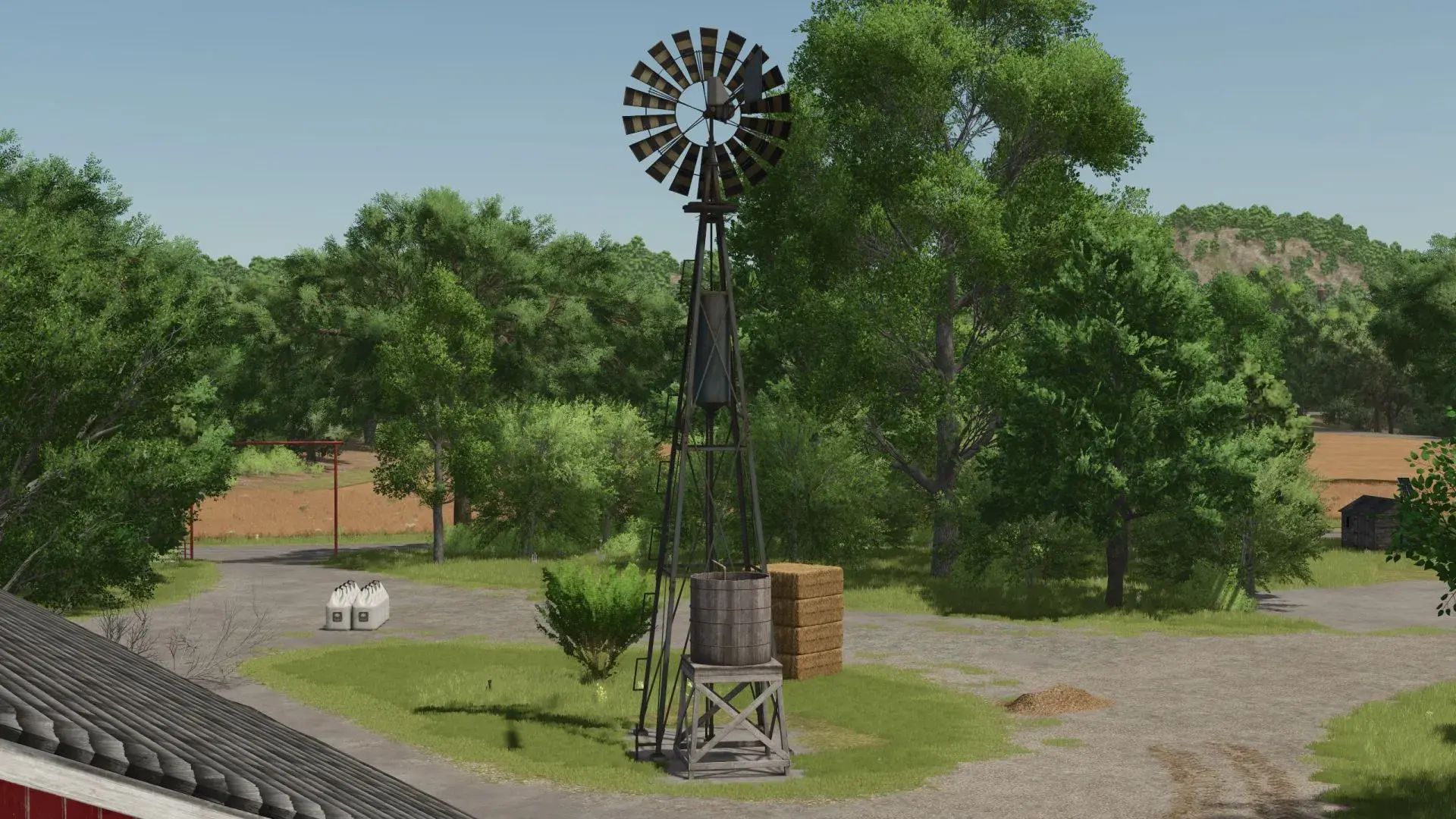 Wind turbine for pumping and distributing water FS25 - KingMods