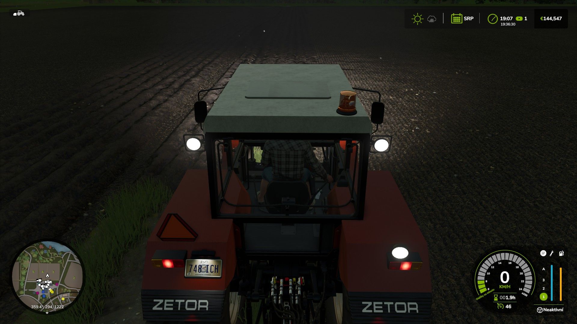Zetor ZTS 16245 Реальные звуки FS25 - KingMods